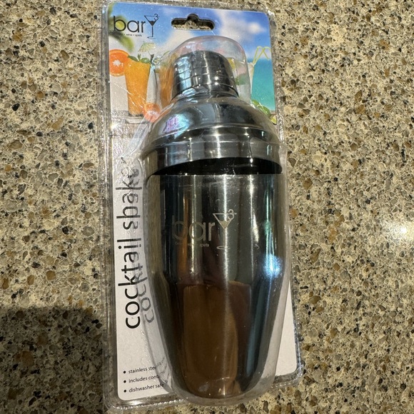 Bar III | Holiday | Nwt Cocktail Shaker 2 Fl Oz Stainless Steal | Poshmark